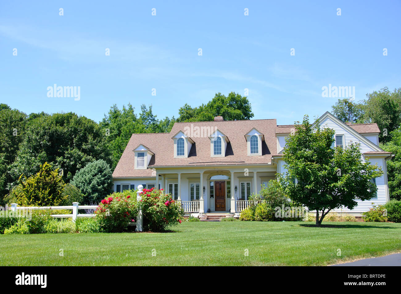 New England house, Connecticut, USA Stock Photo - Alamy