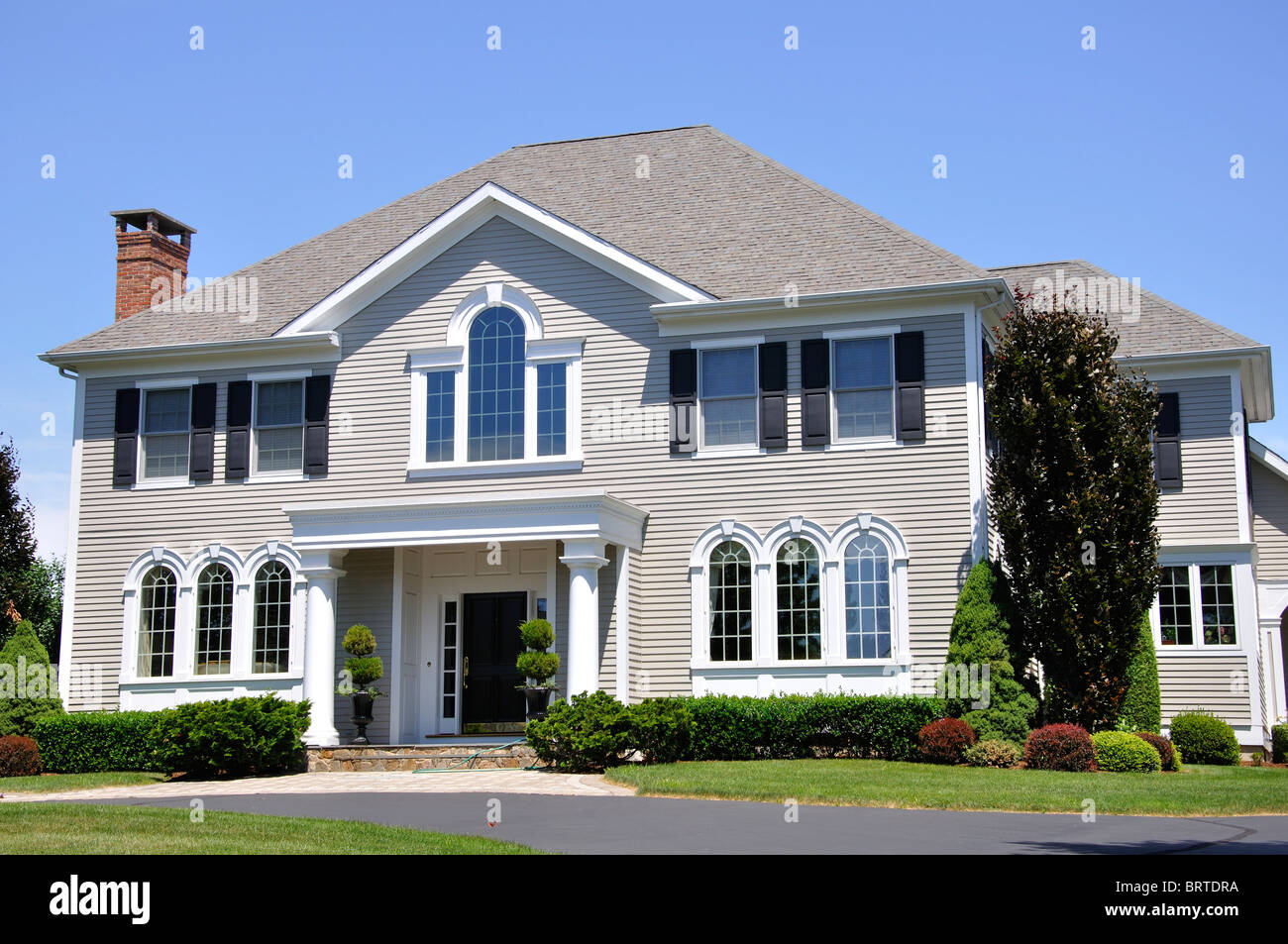 New England house, Connecticut, USA Stock Photo - Alamy