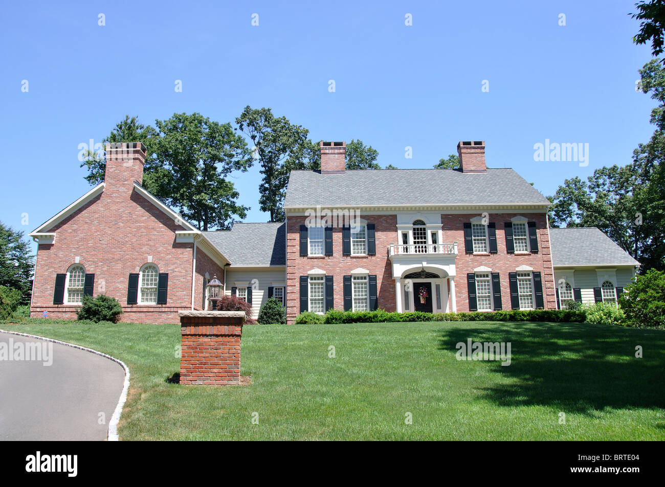 New England house, Connecticut, USA Stock Photo - Alamy
