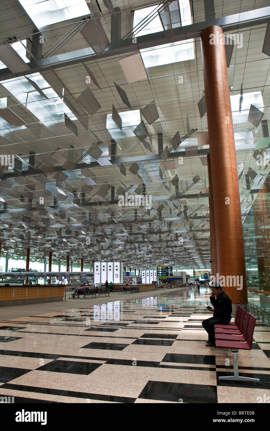 A view of Terminal three at Singapore's Changi airport Stock Photo - Alamy