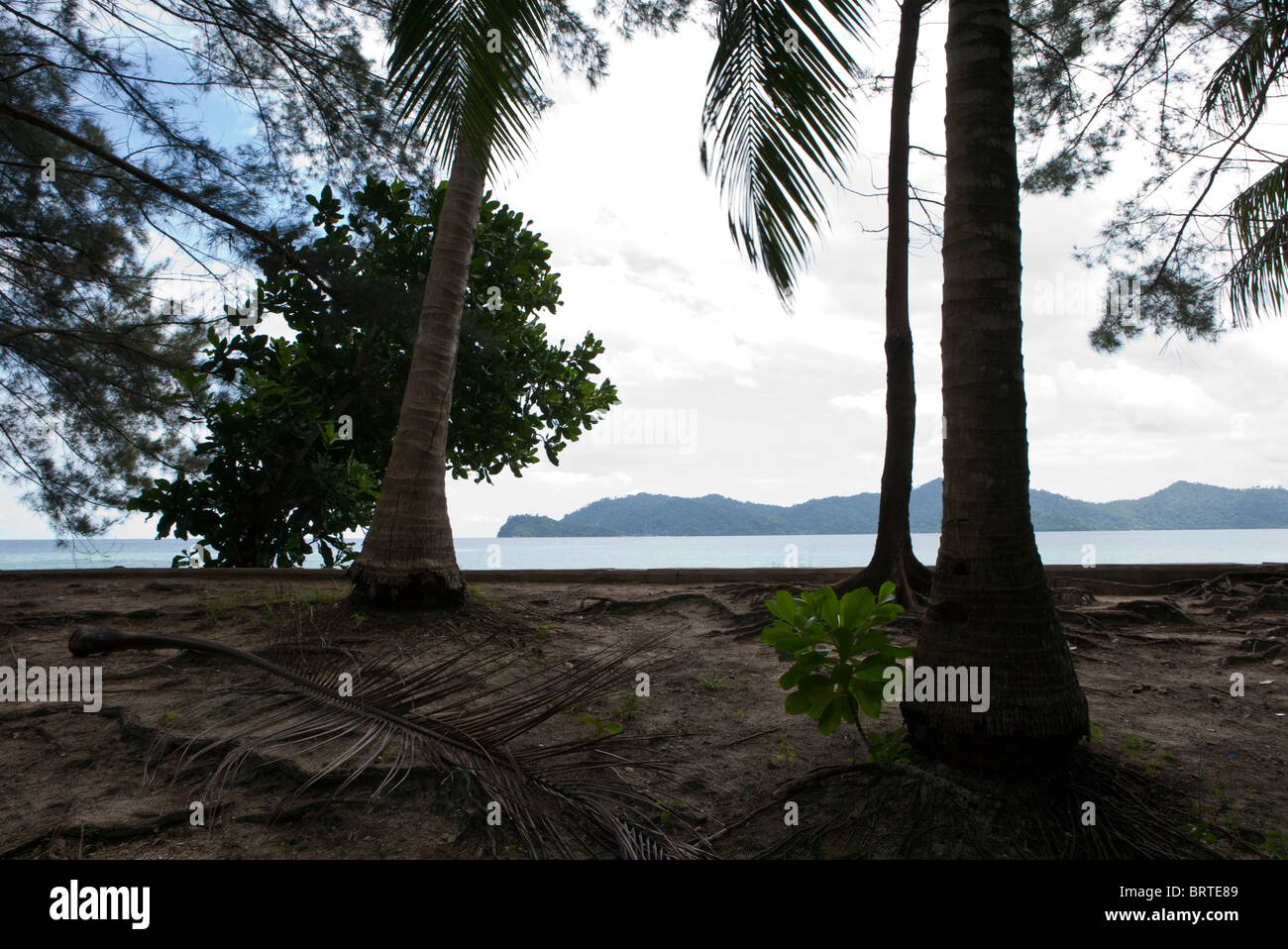 A view of Manukan Island near Kota Kinabalu in Sabah, Malaysian Borne ...