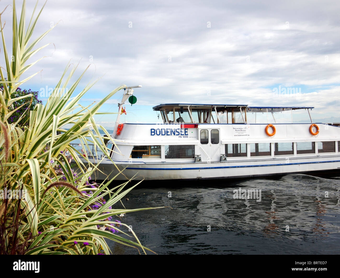 Pleasure boat at Lake Constance Stock Photo - Alamy