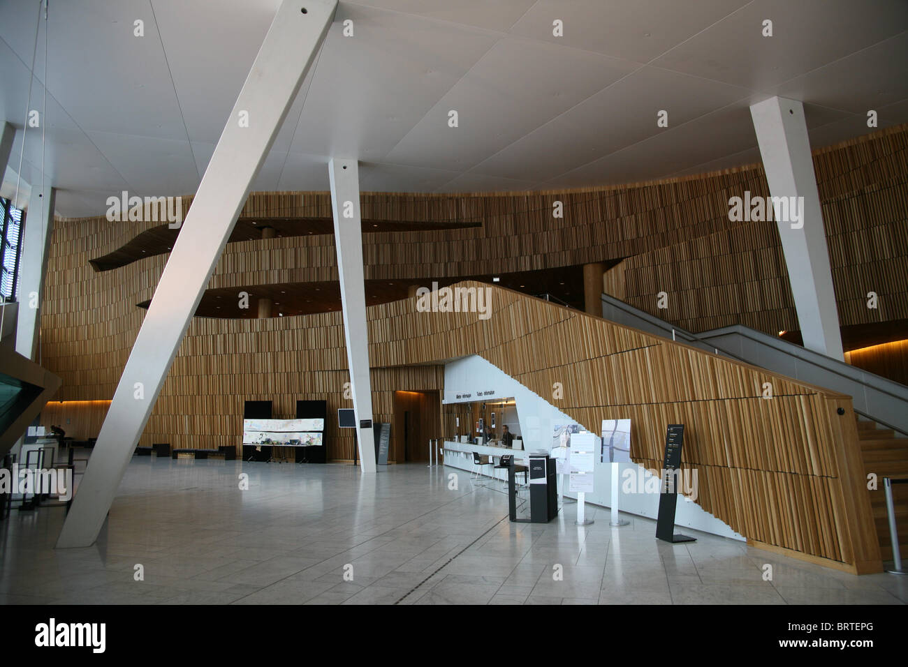 Inside Oslo opera house Stock Photo - Alamy