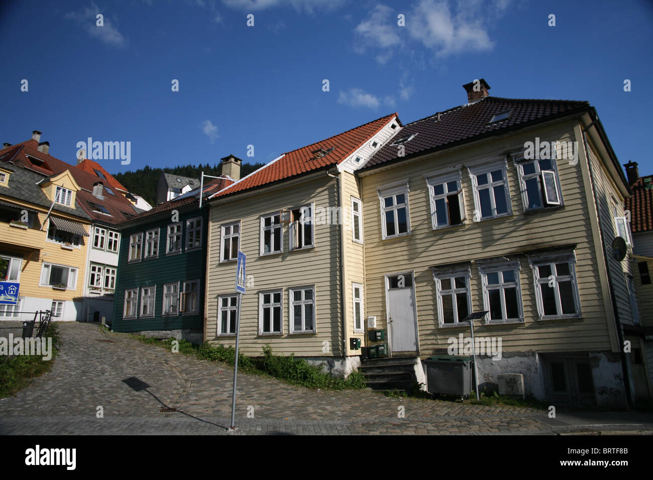 Historic buildings in Bergen Stock Photo - Alamy