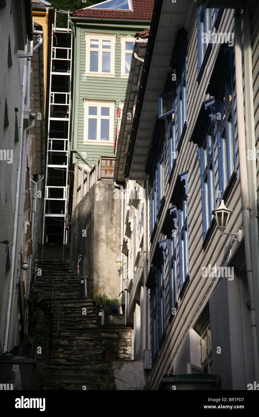 Historic building in bergen Stock Photo - Alamy