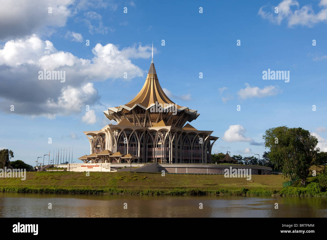 The Sarawak State Legislative Assembly Building is seen in Kuching ...