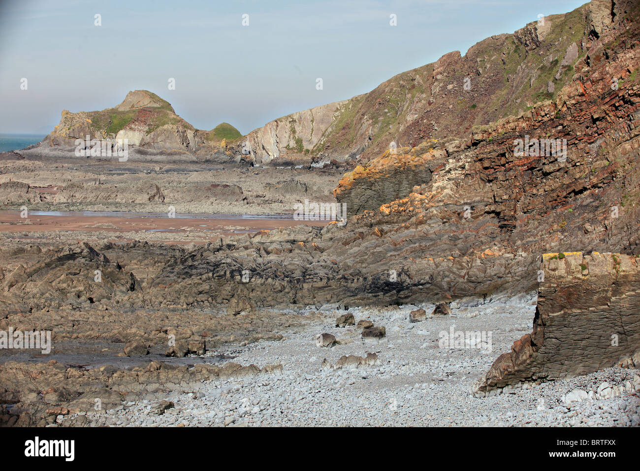 Devon coast erosion hi-res stock photography and images - Alamy