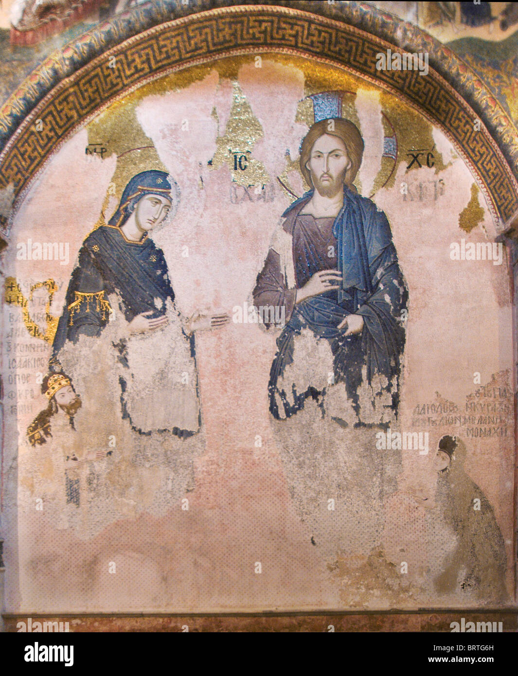 Mosaic of Deesis, Jesus and Mary, Chora Monastery, Edirnekapi, Istanbul ...