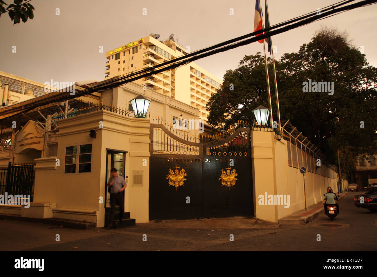 France embassy in Bangkok Stock Photo - Alamy
