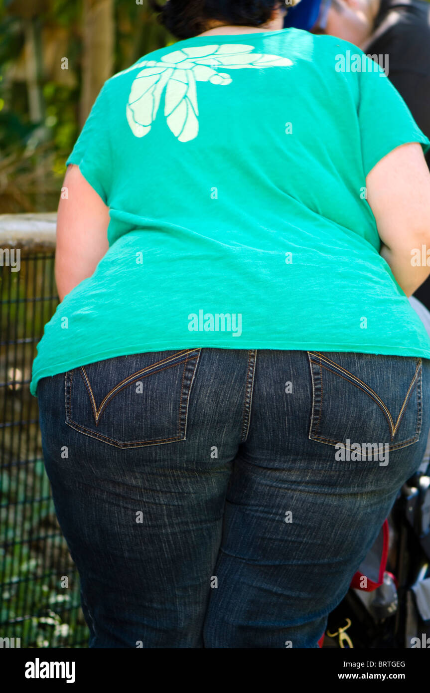 Obese woman Stock Photo - Alamy