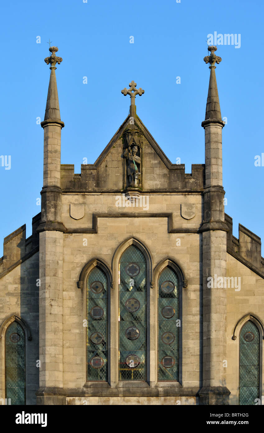 Upper West facade (detail). Church of Holy Trinity and Saint George ...