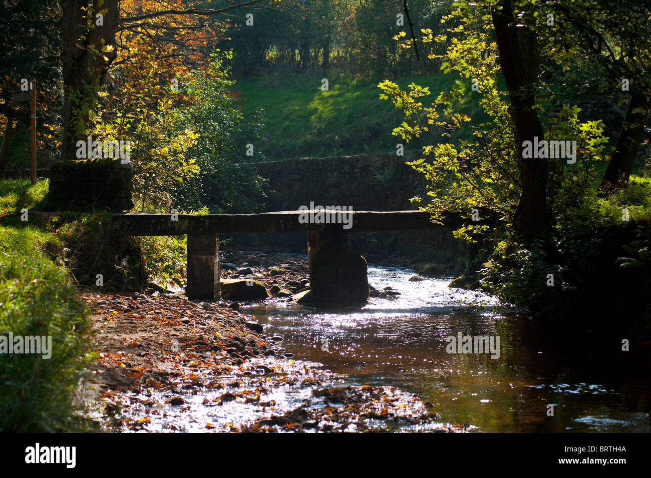 Wycoller Bridge Lancashire Stock Photo - Alamy