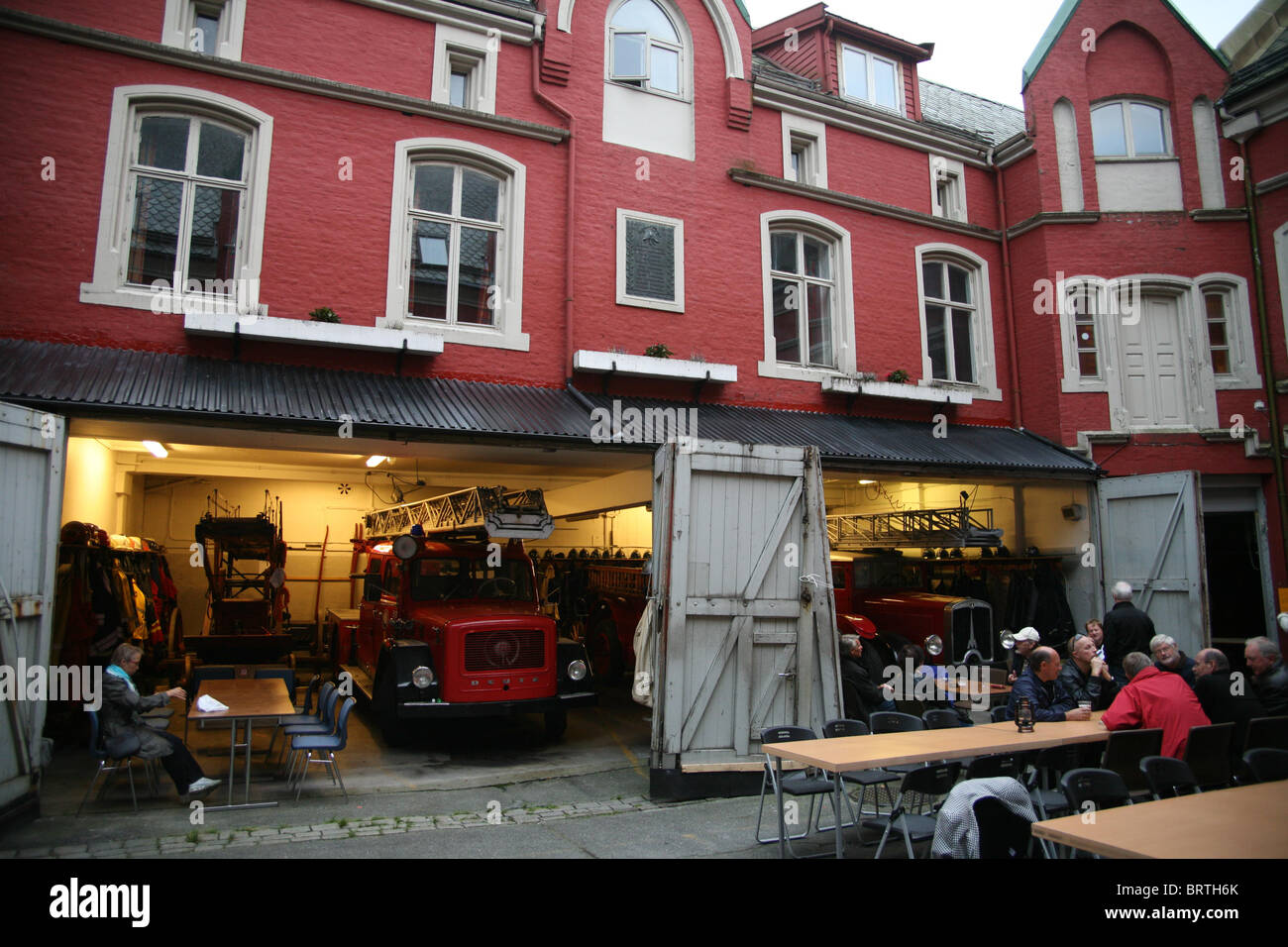 Fire station Bergen Stock Photo - Alamy