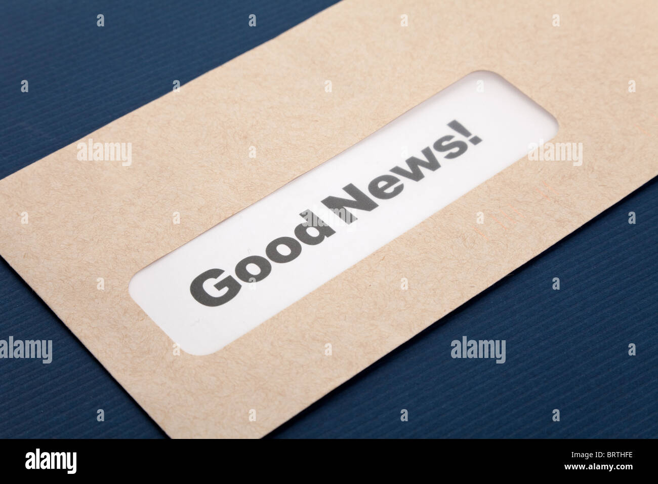 Good News and envelope, concept of success Stock Photo - Alamy