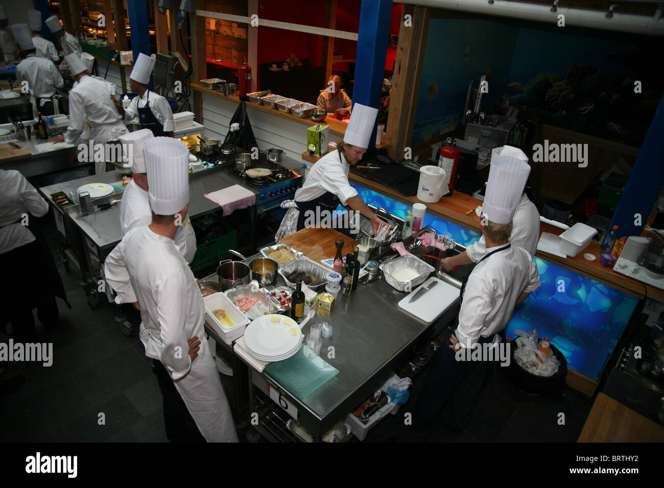 Chefs competition in Bergen during the food festival Stock Photo - Alamy