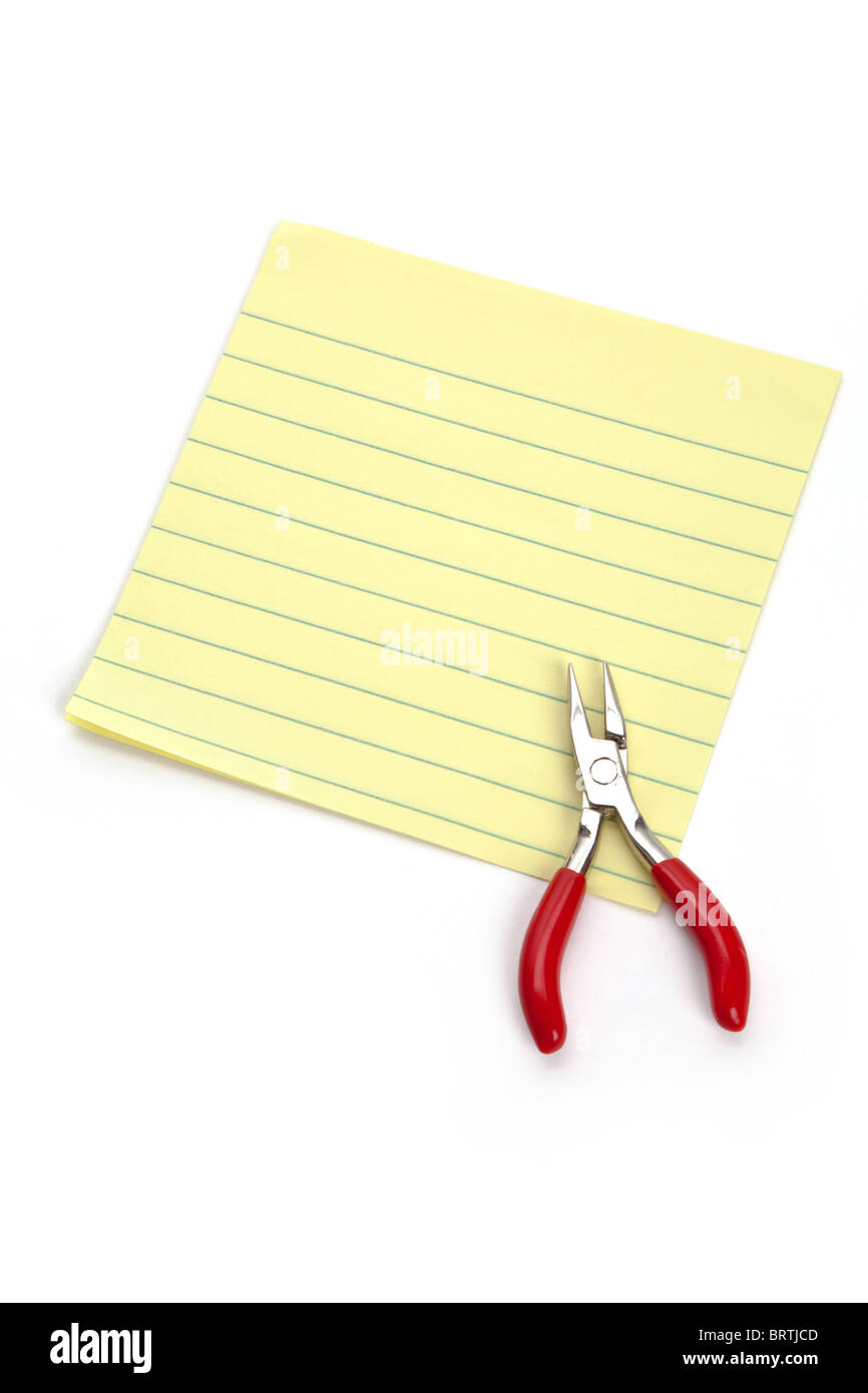 Work Tool and Note Paper, Concept of Home Repairing Notes, to do list ...