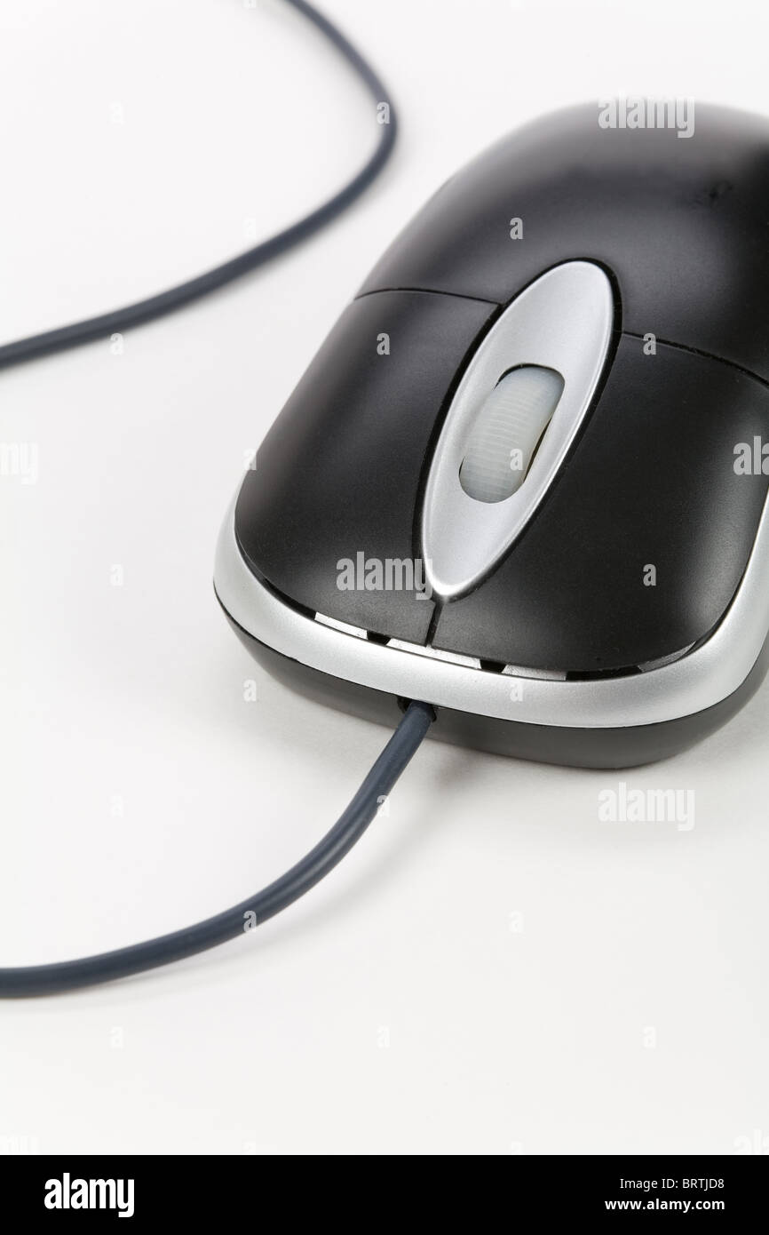 Computer Mouse with white background Stock Photo - Alamy