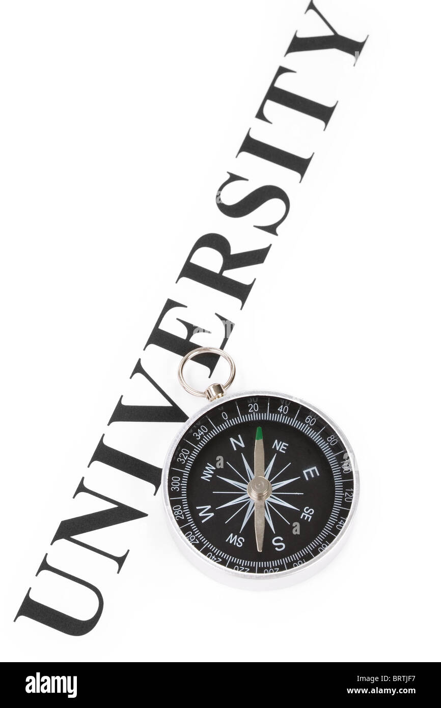 University compass hi-res stock photography and images - Alamy