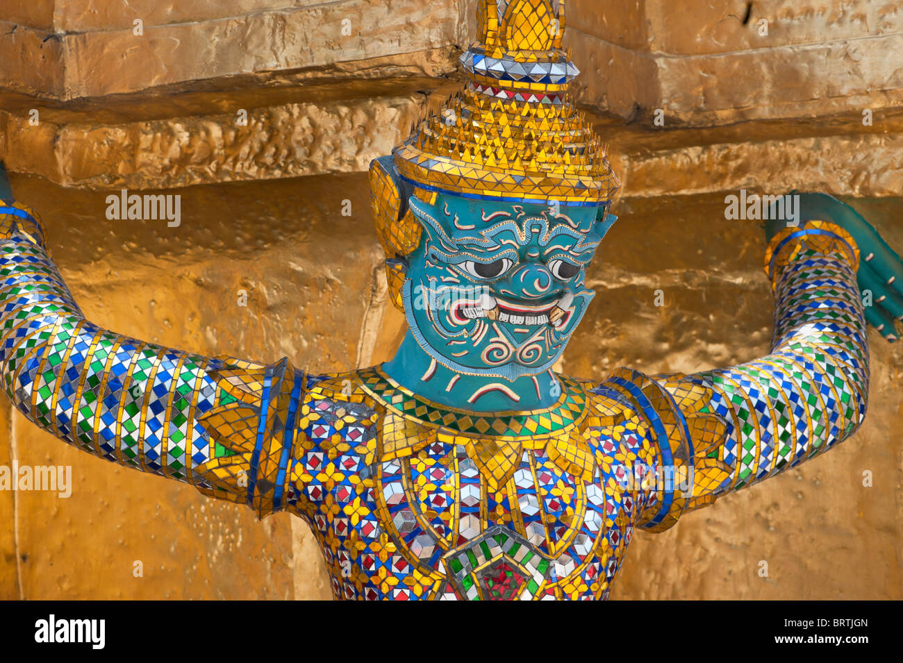 Demon guards the Grand Palace, Bangkok, Thailand Stock Photo - Alamy