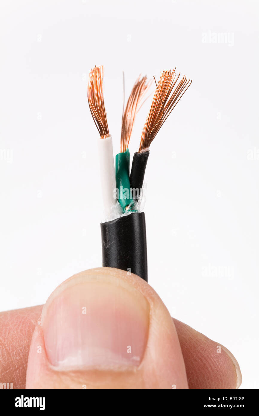 Power Cord close up shot Stock Photo - Alamy