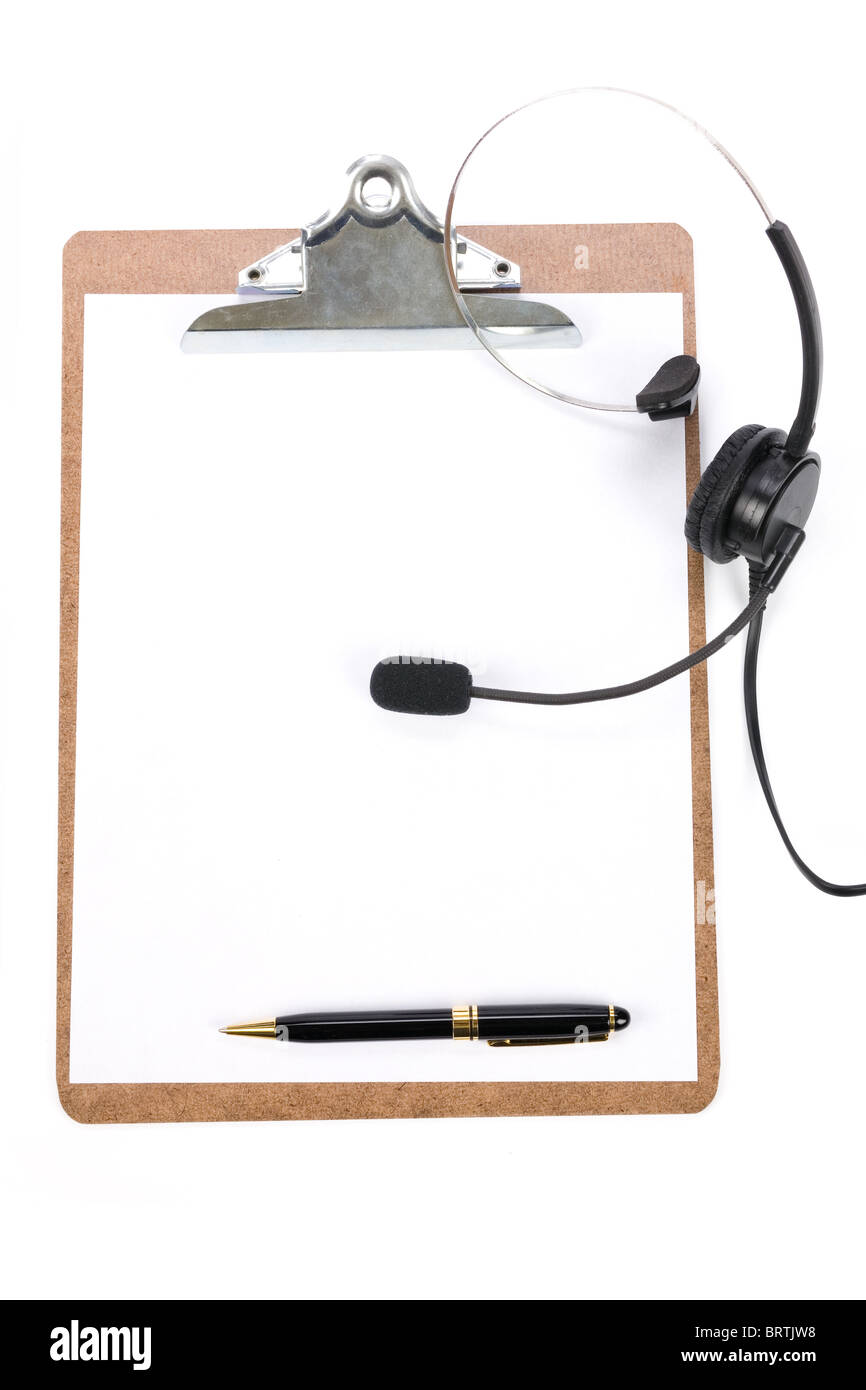 Notebook clipboard Cut Out Stock Images & Pictures - Alamy