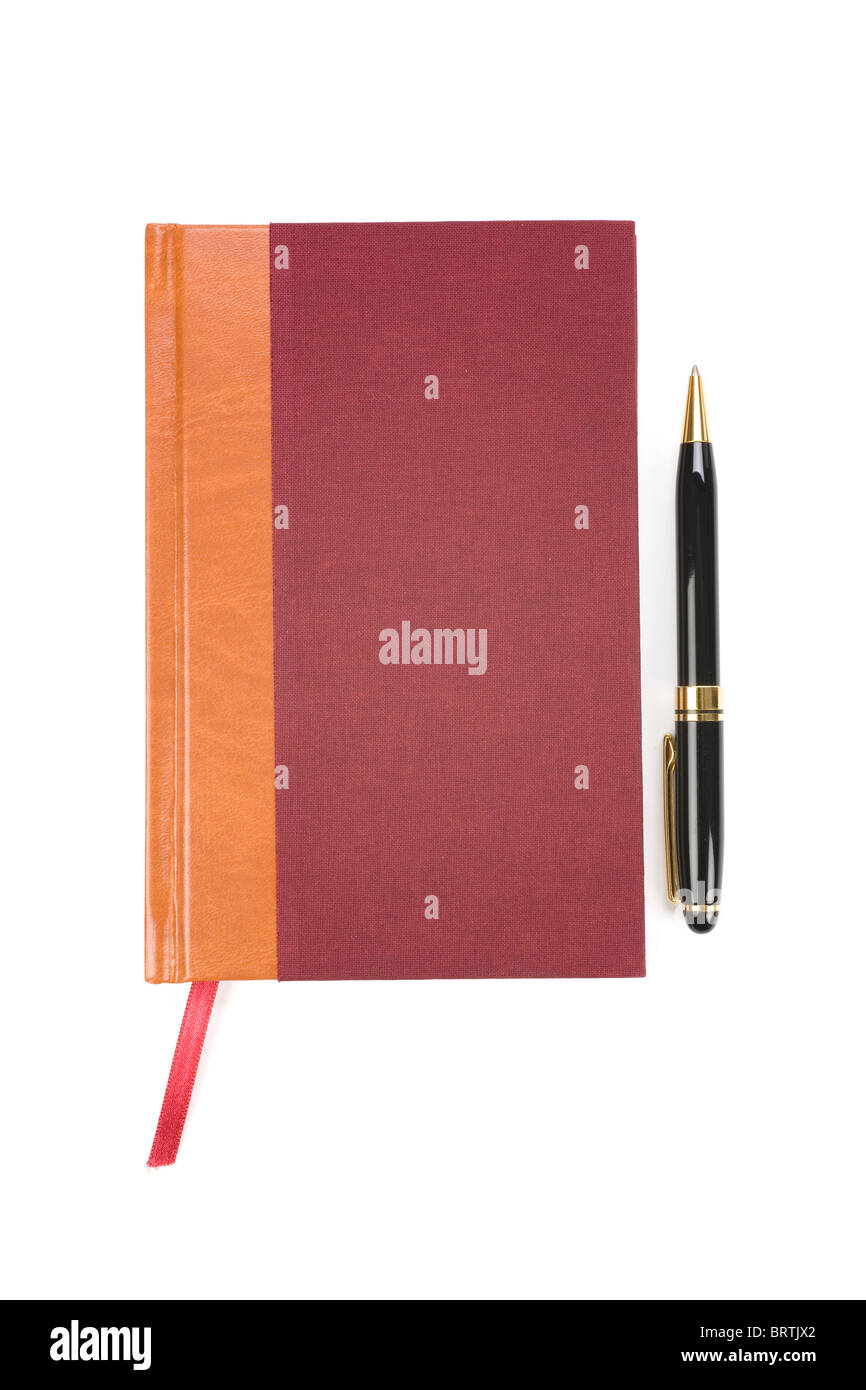 book and pen with close up Stock Photo - Alamy