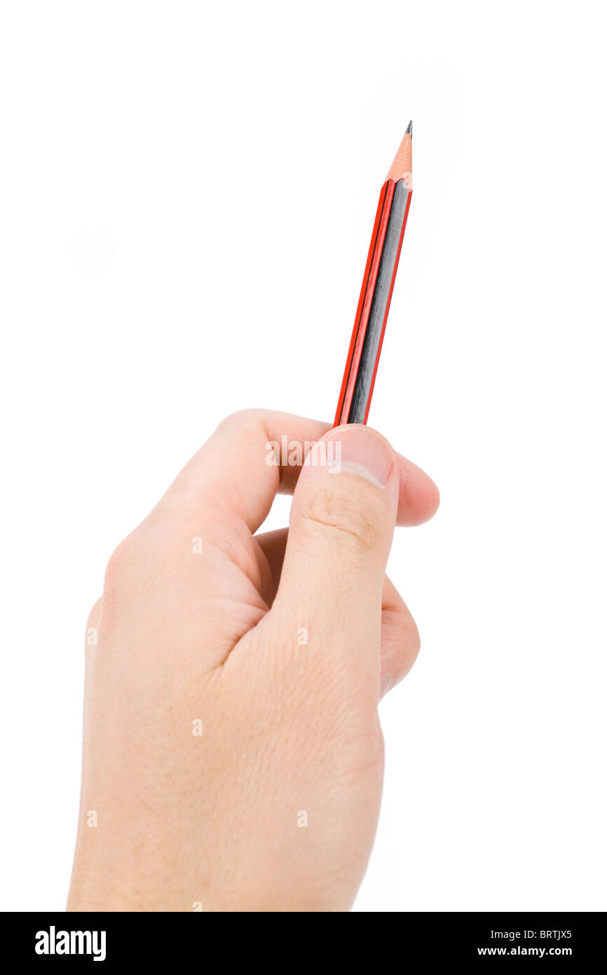 hand Pointing with white background Stock Photo - Alamy