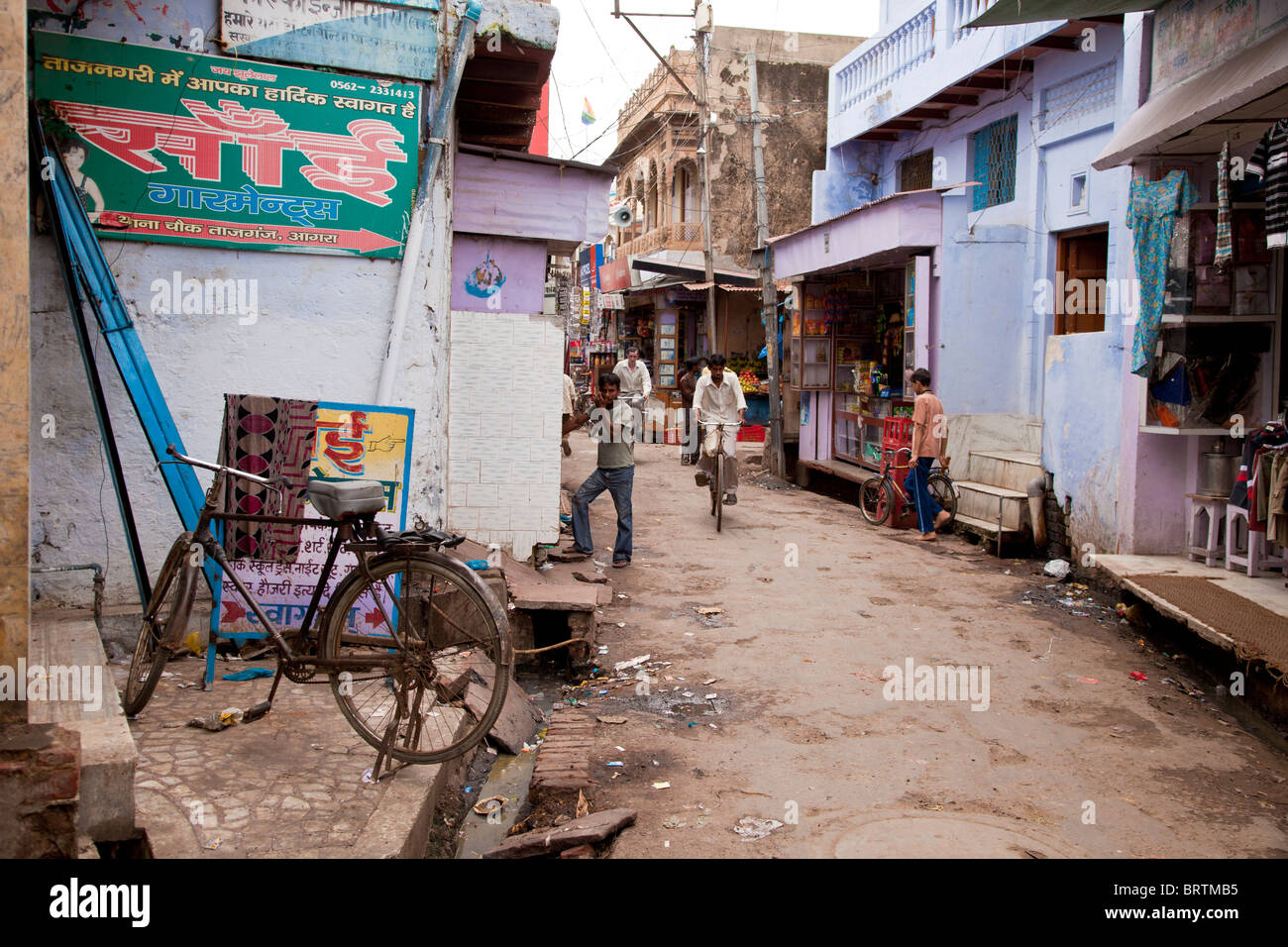 The streets of India Stock Photo - Alamy