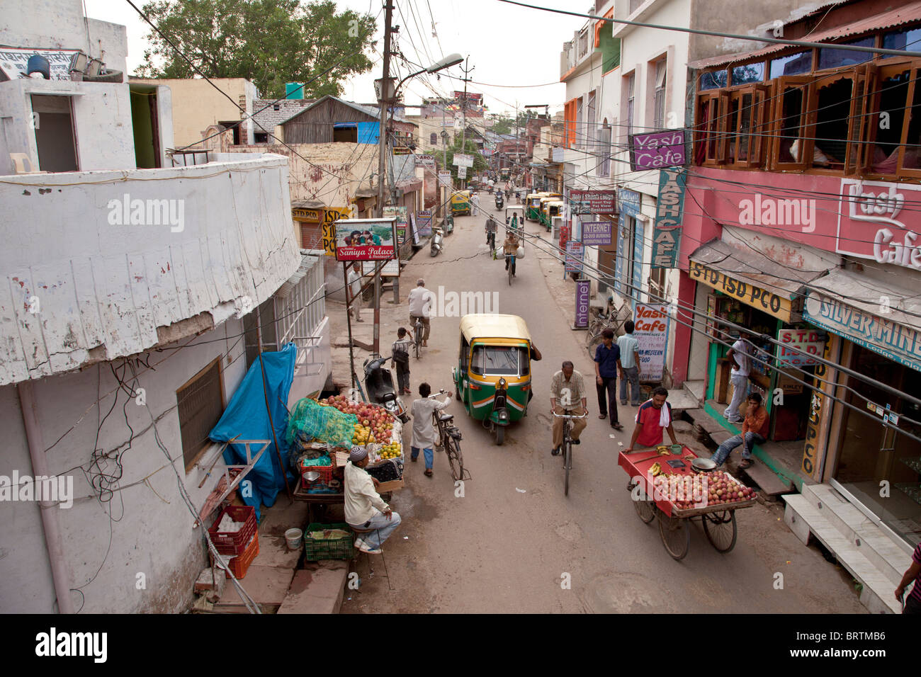 The streets of India Stock Photo - Alamy