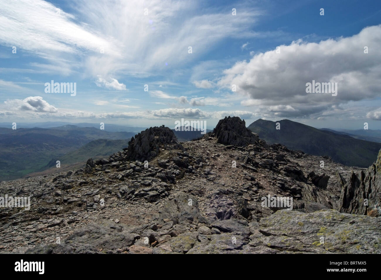 A day on the Glyders Stock Photo - Alamy