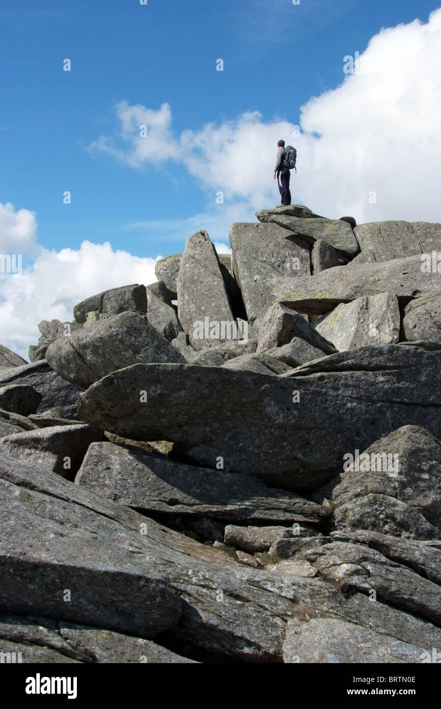 A day on the Glyders Stock Photo - Alamy
