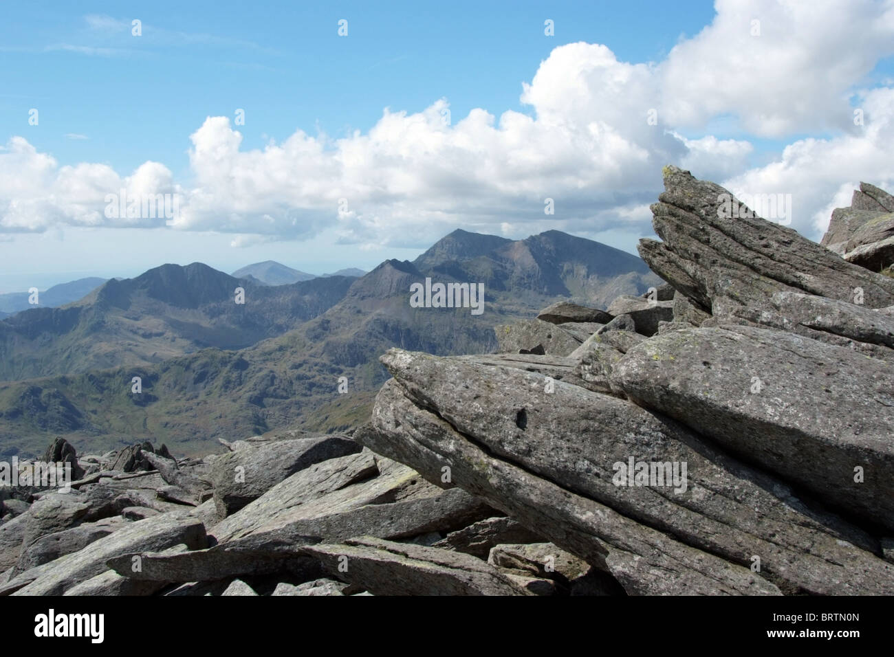 A day on the Glyders Stock Photo - Alamy