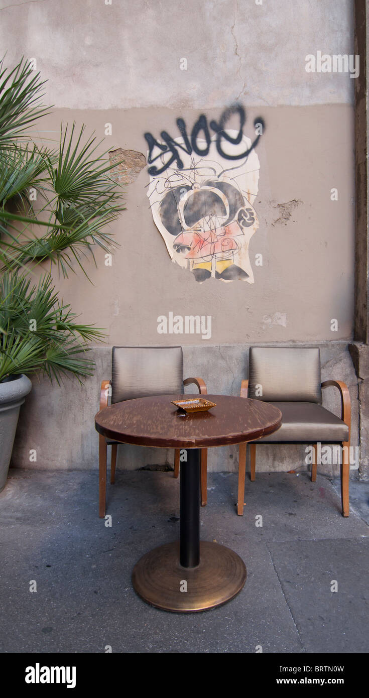 Very cute entrance shop in a street of Paris Stock Photo - Alamy