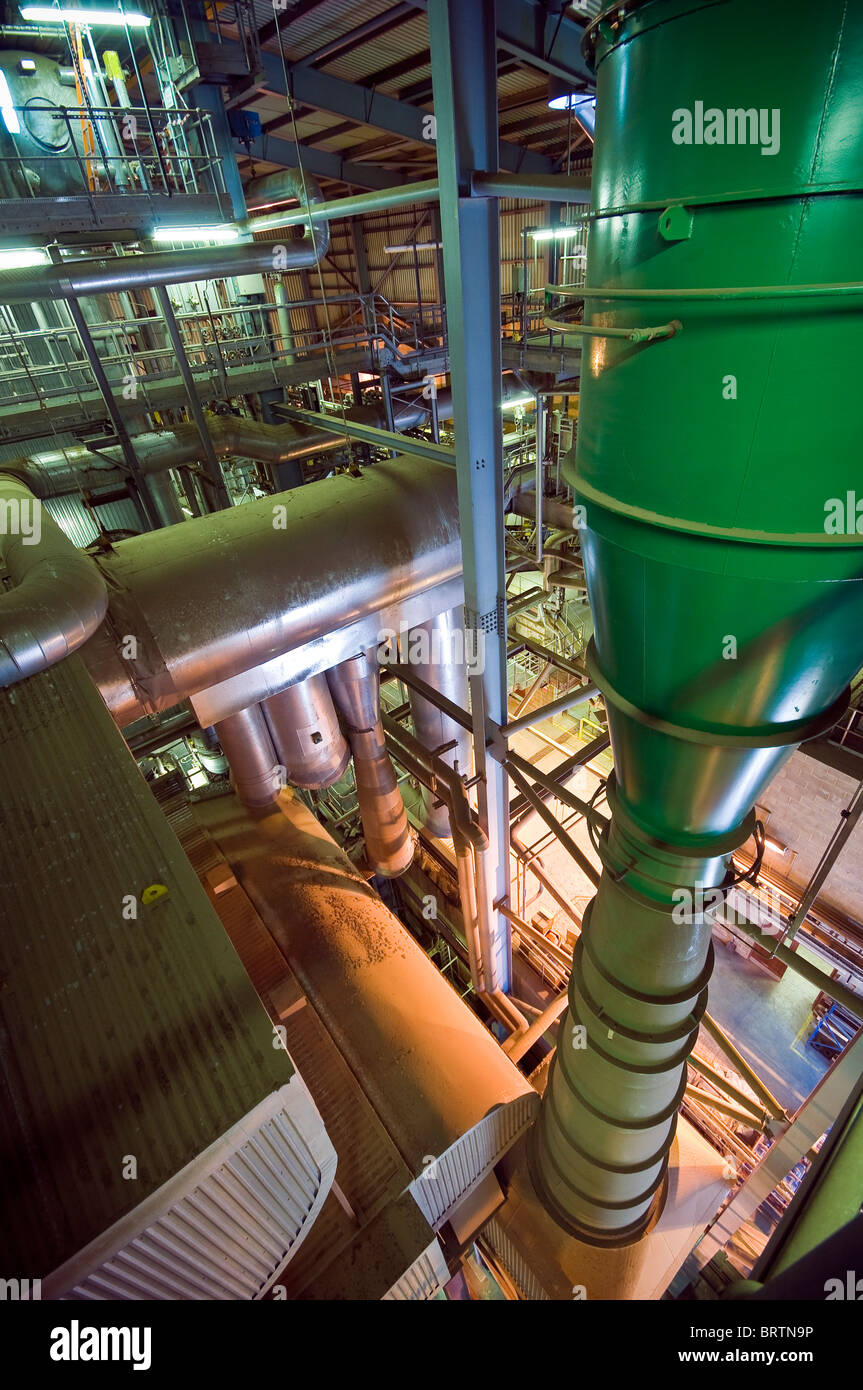 Interior of a modern Power Station Stock Photo - Alamy