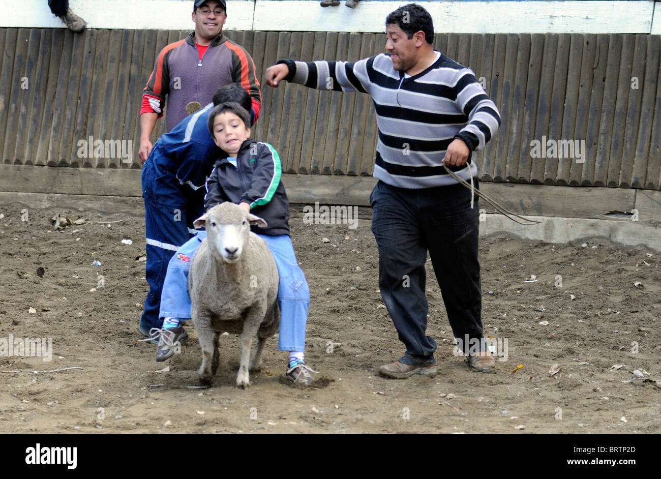 Scenes of rodeo during celebration in a rural community south of ...