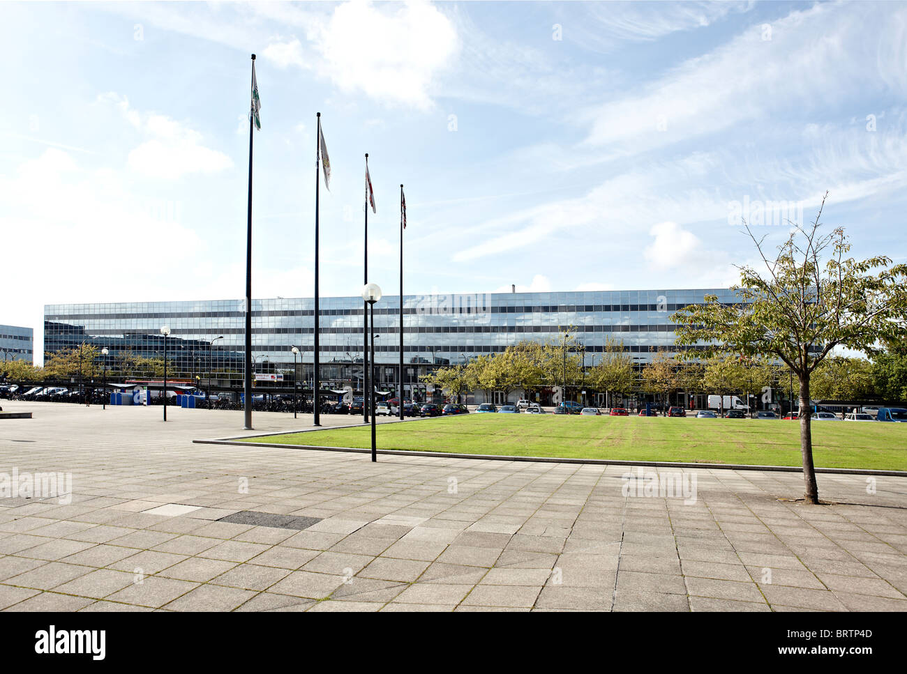 Exterior of Milton Keynes Central Railway Station Stock Photo - Alamy