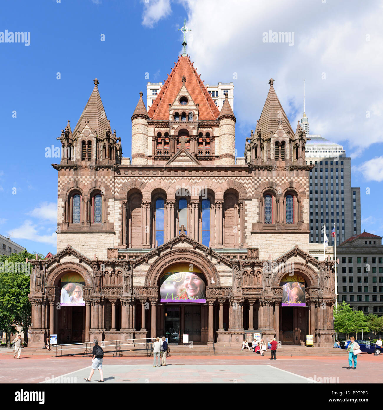 Trinity Church, Boston, MA Stock Photo - Alamy