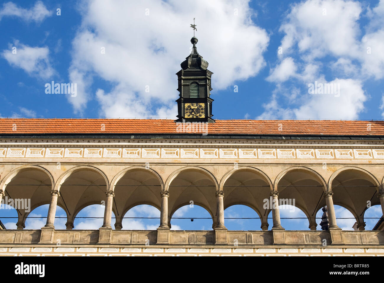 peristyle at the Chateaus Stock Photo - Alamy