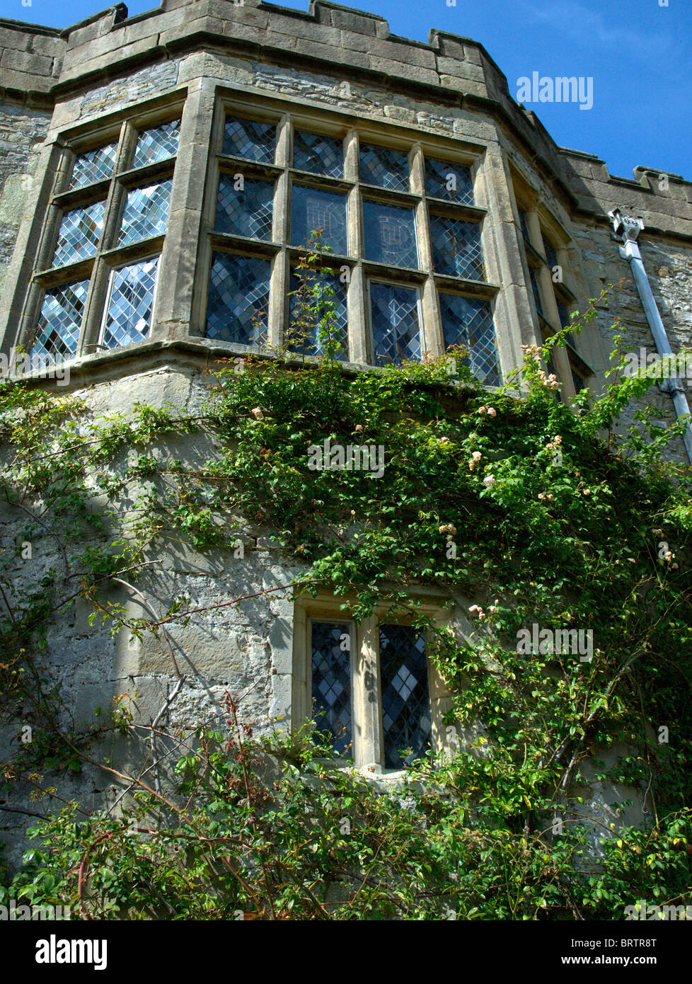 Windows at the south front of Haddon Hall,Derbyshire,UK Stock Photo - Alamy