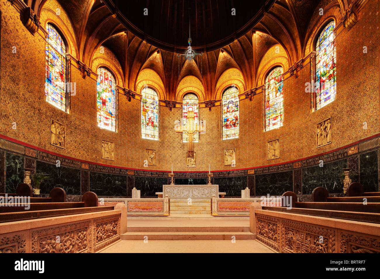 Trinity church boston interior hi-res stock photography and images - Alamy