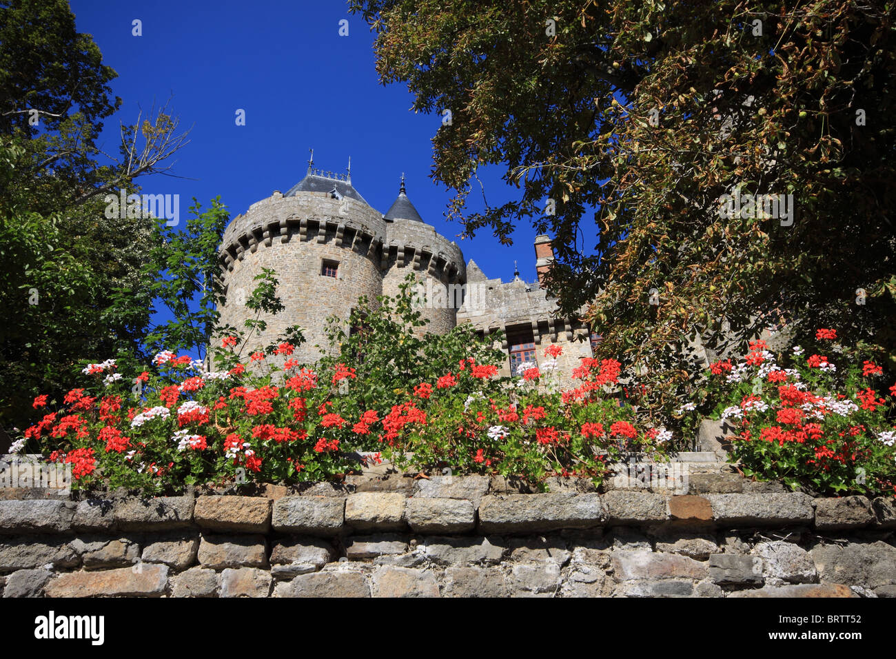 The Château de Combourg, which was the childhood home of writer ...