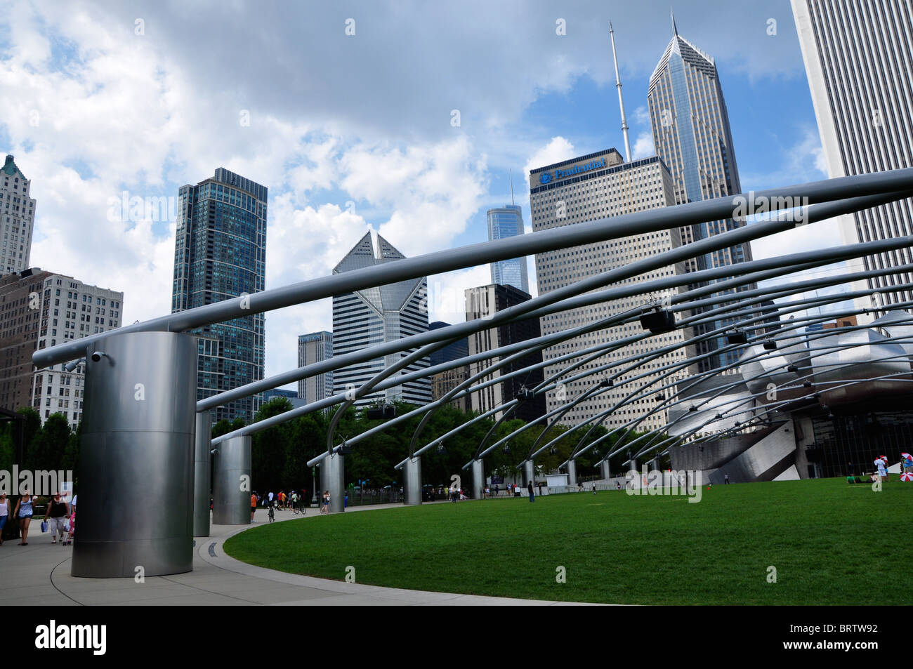 Millennium Park, Chicago Stock Photo - Alamy