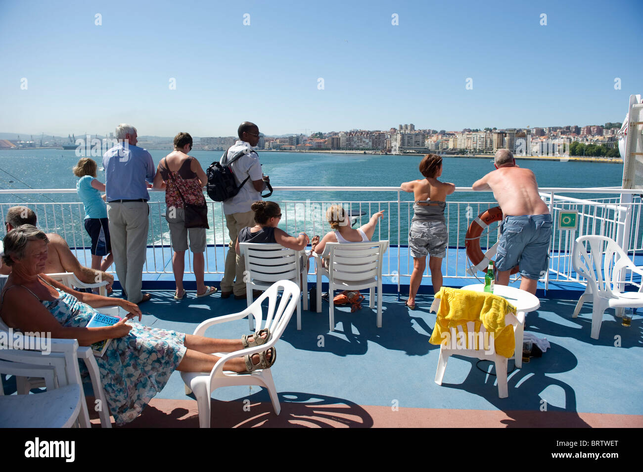 Santander the port on north of Spain where the ferry from UK docks ...