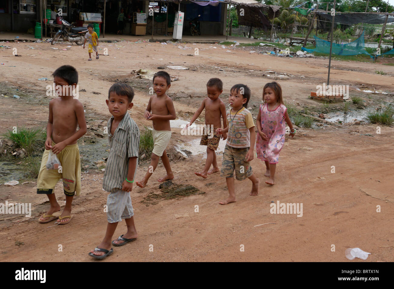 Cambodia children playing hi-res stock photography and images - Alamy