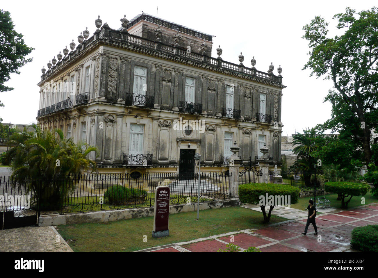 MEXICO Old mansion, Merida, Yucatan. photo by Sean Sprague Stock Photo ...