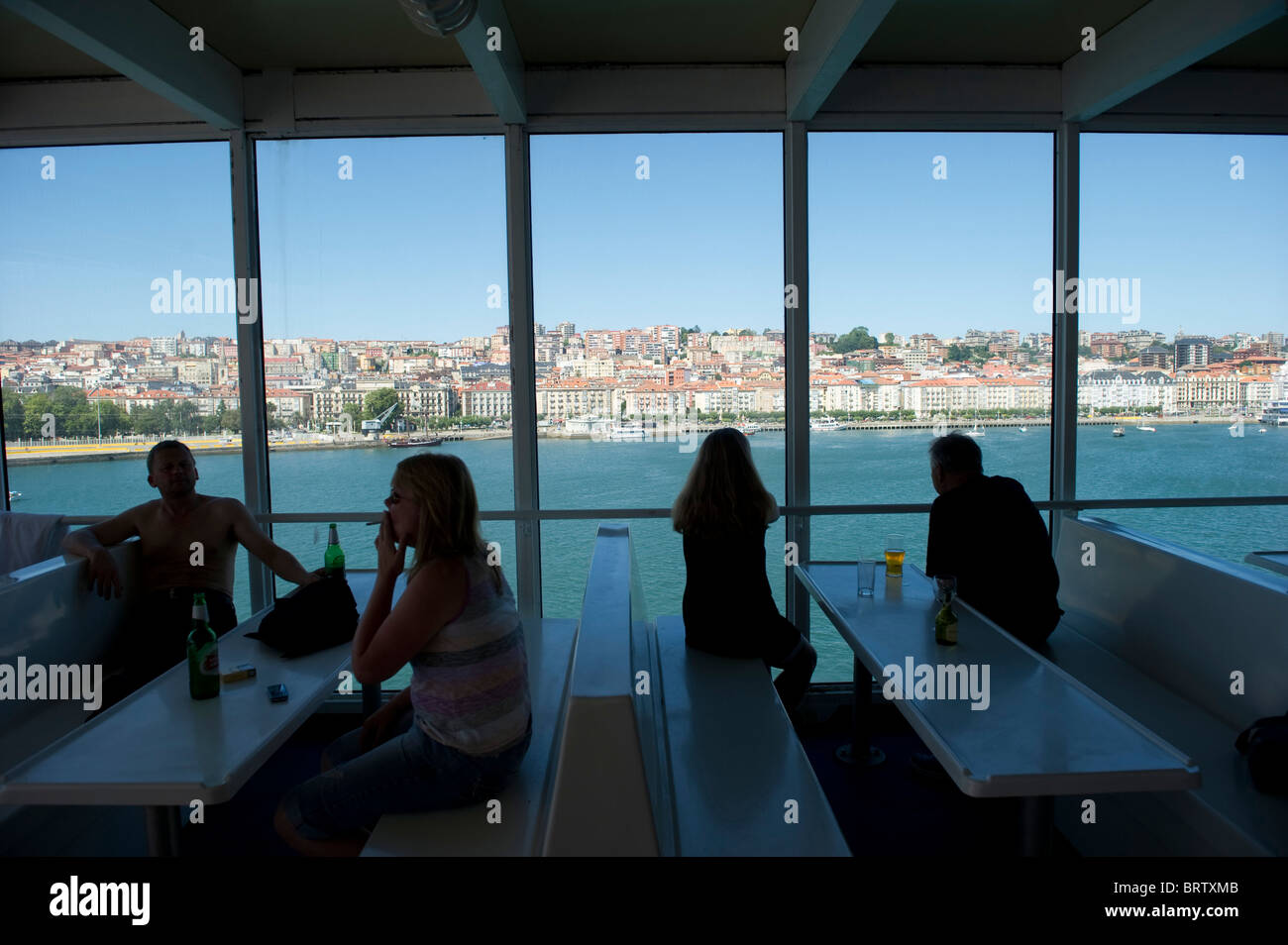 Santander the port on north of Spain where the ferry from UK docks ...