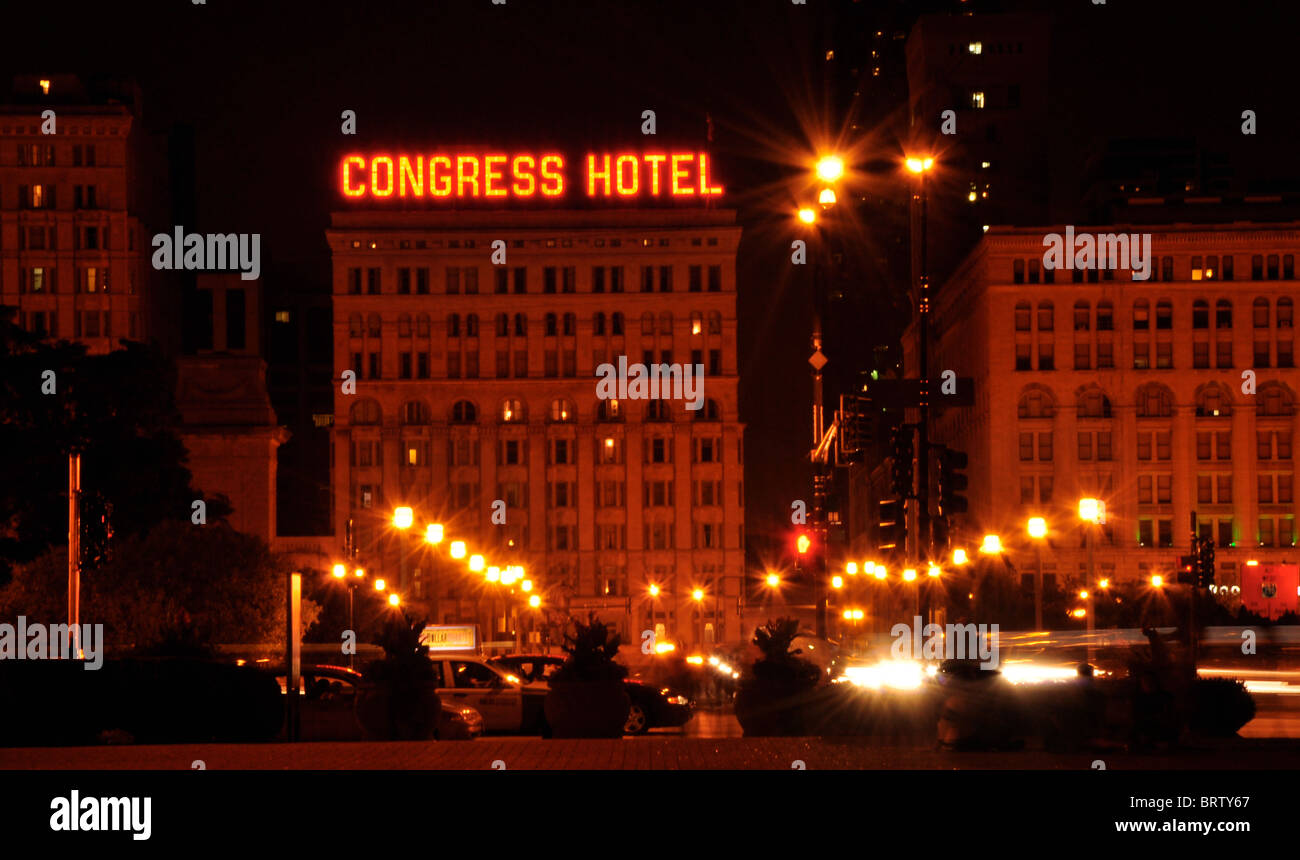 Congress hotel chicago illinois usa hi-res stock photography and images ...