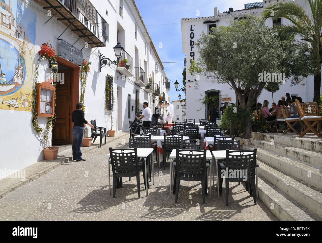 Altea spain cafe restaurant hi-res stock photography and images - Alamy