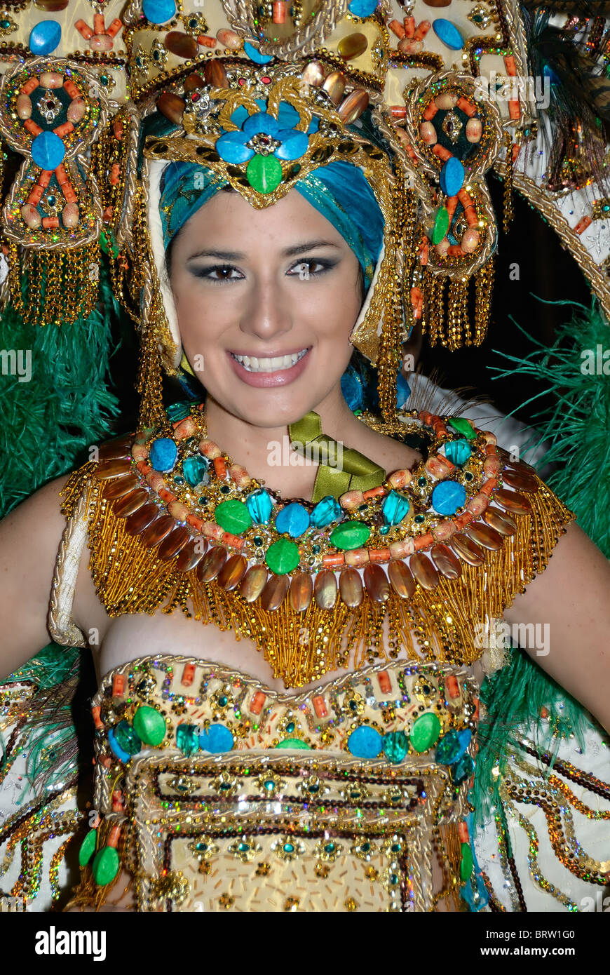 Xmatkuil, Yucatan / Mexico - November 10: beautiful brunette girl ...