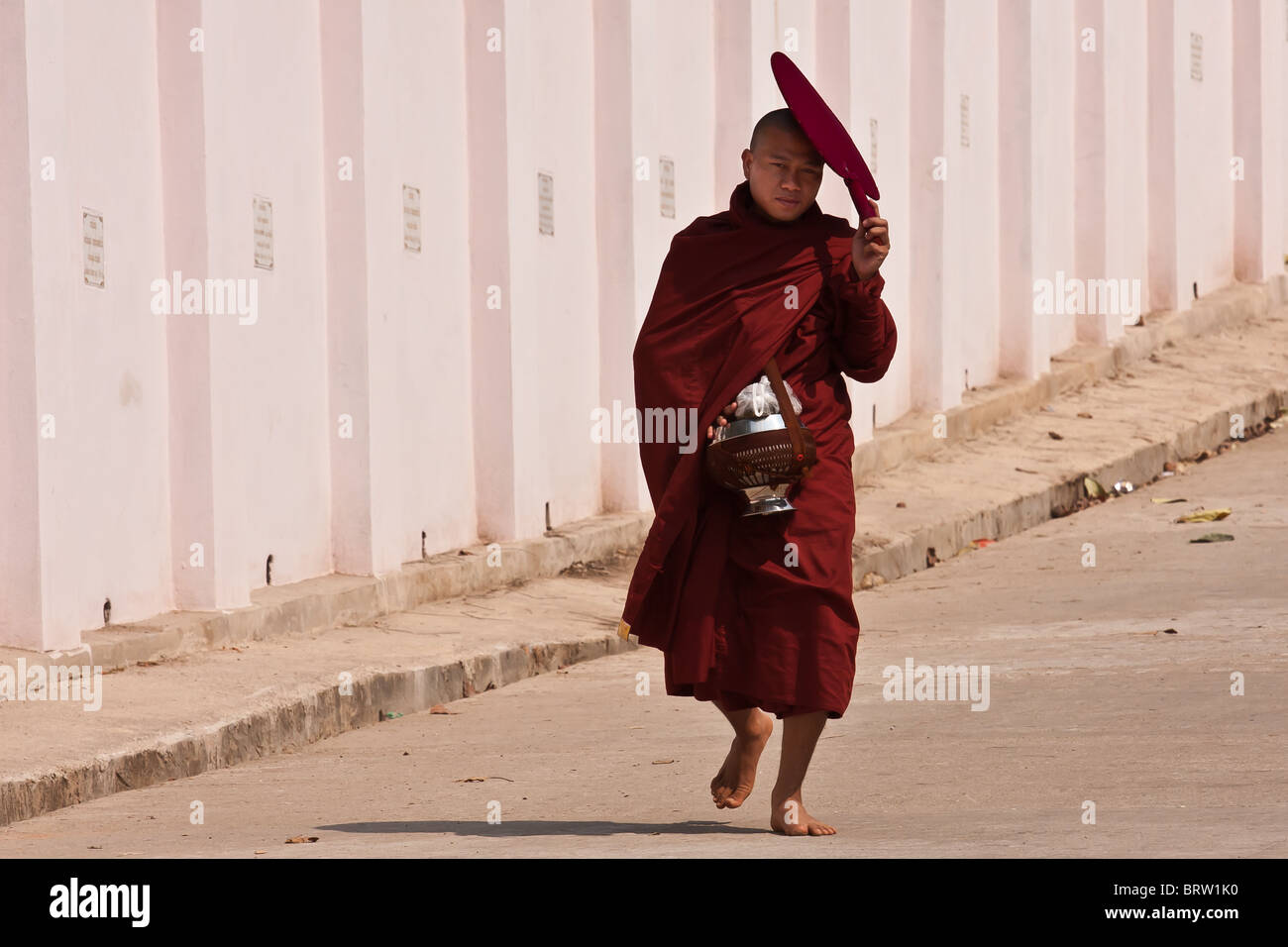 Monk Fan High Resolution Stock Photography and Images - Alamy